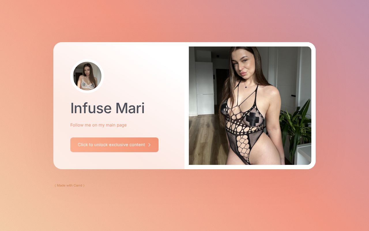 Infuse Mari — Exclusive Content & Private Access